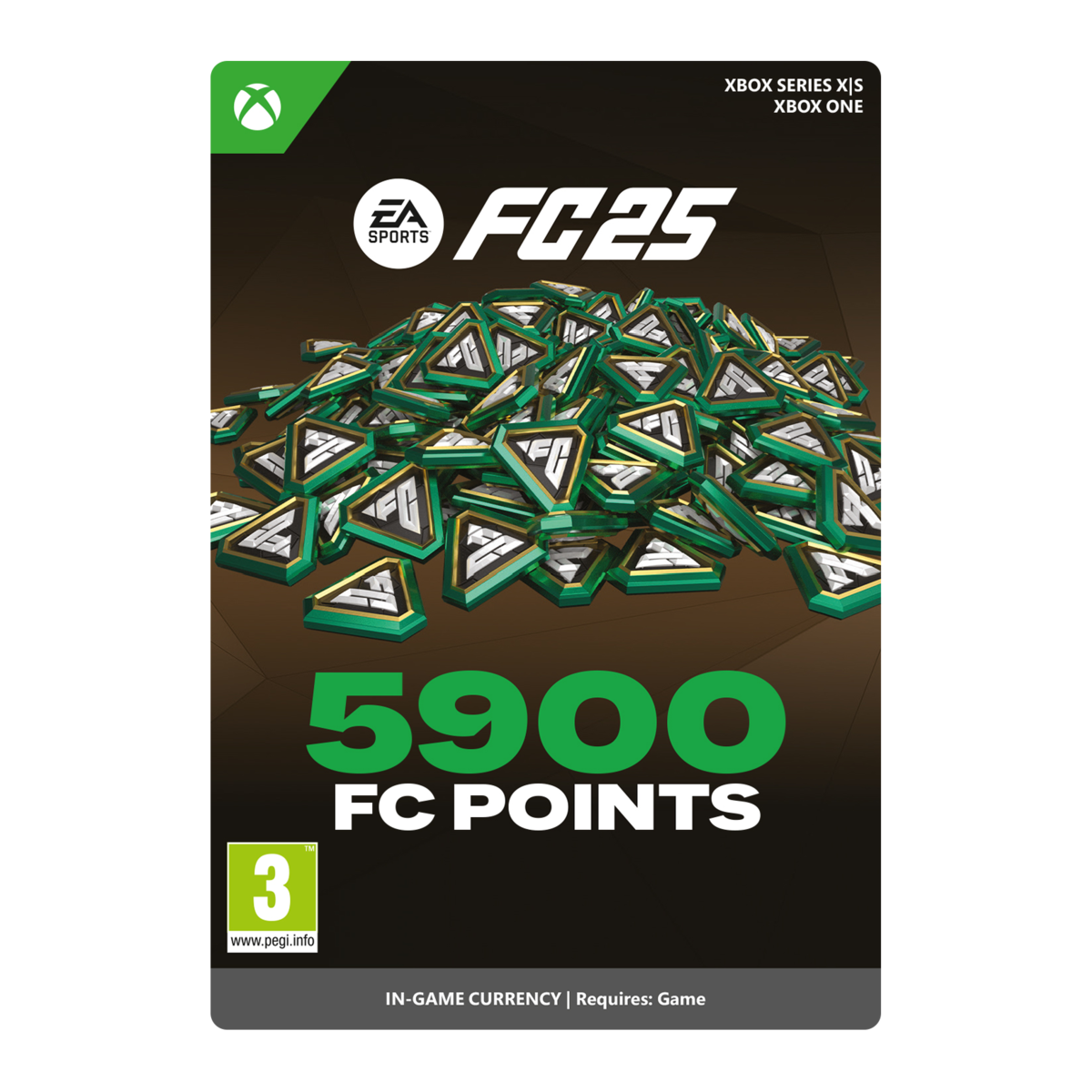 EA Sports FC 25 5900 FC Points - Microsoft Digital | EuroGames.com