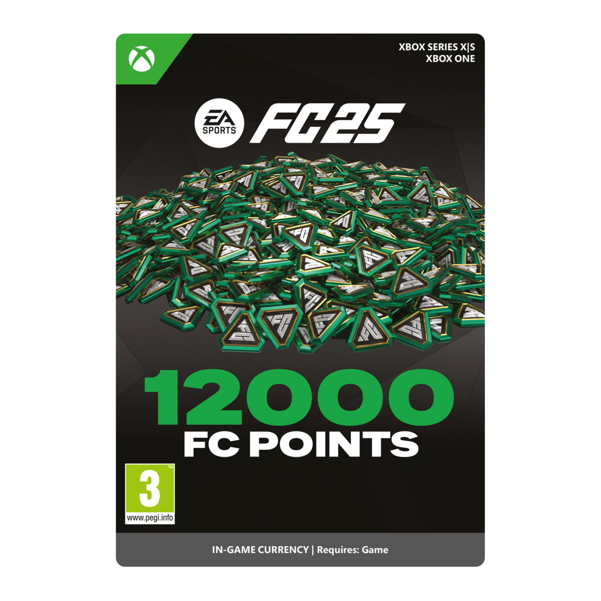 EA Sports FC 25 12000 FC Points - Microsoft Digital | EuroGames.com