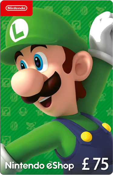 Nintendo Gift Card £75 - Nintendo E-Shop | EuroGames.com