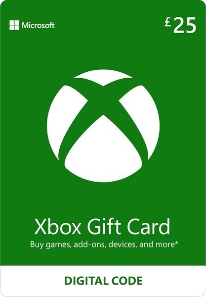 Xbox Gift Card £25 UK - Xbox Series X | S - Xbox One - Microsoft ...