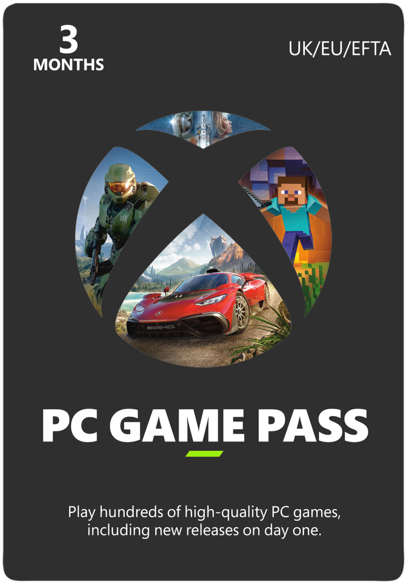 Xbox Game Pass for PC 3 Months Membership Microsoft Digital EuroGames